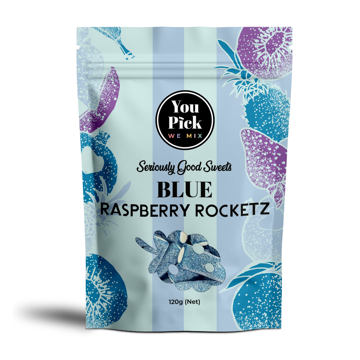Raspberry Rockets 100g | Fruity Range | | Pick n Mix Lollies Gift | You ...
