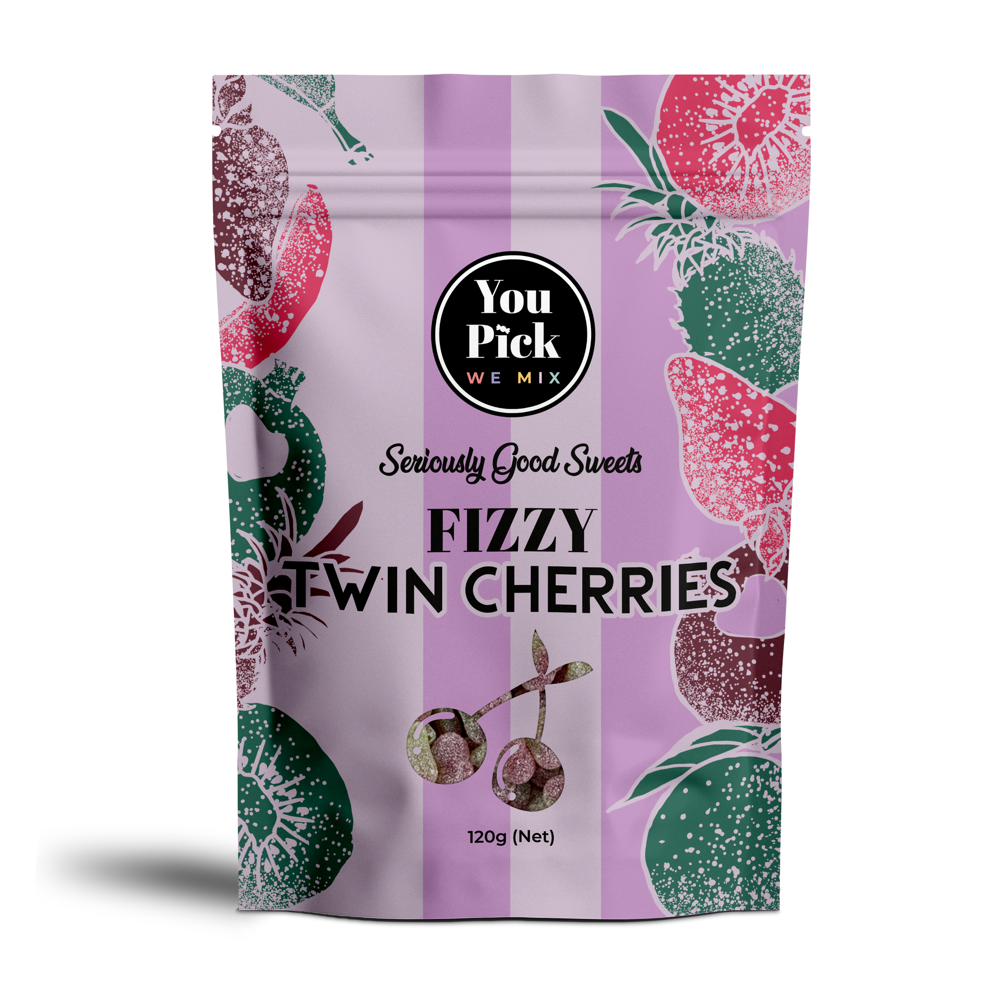 Fizzy Cherries 100g | Fruity Range | | Pick n Mix Lollies Gift | You ...