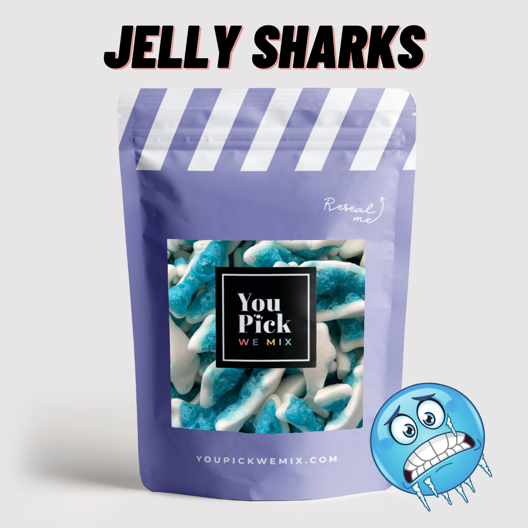 Jelly Sharks Freeze Dried Lollies | Freeze Dried Sweets | You Pick We Mix