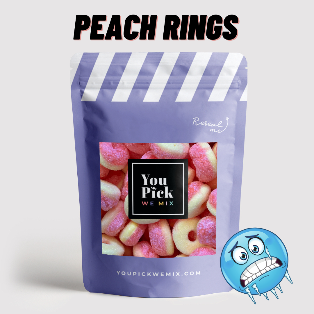 Peach Rings Freeze Dried Lollies | Freeze Dried Sweets | You Pick We Mix